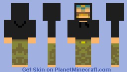 Hooded Tiki Mask Guy Minecraft Skin