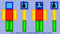 Mr. Blocks Minecraft Skin