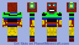 The Masked Man Minecraft Skin