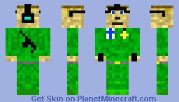 Army skin with Finland flag Minecraft Skin