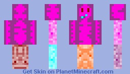 magenta king Minecraft Skin