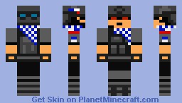 Delta force operative Minecraft Skin