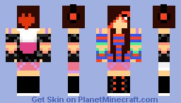 Cute Foxy Girl Minecraft Skin