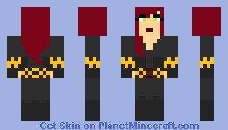 black widow Minecraft Skin