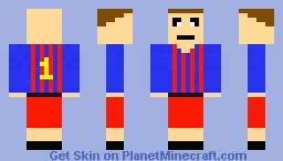 lionel messi Minecraft Skin
