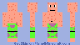 Patrick Star Minecraft Skin