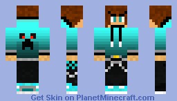 A montage of several skins Minecraft Skin