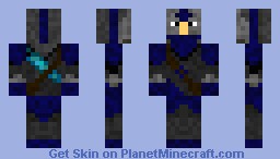 Blue Knight Minecraft Skin
