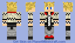 Roxas Twilight-Town KH2 (3D details) Minecraft Skin