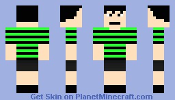 Green Referee Minecraft Skin
