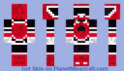 Red Power Ranger Minecraft Skin