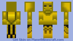 ancient gold protector Minecraft Skin