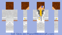White Suit (Male) Minecraft Skin