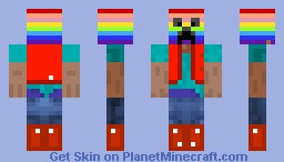 Gay Creeper Minecraft Skin