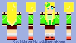 Green Flower Minecraft Skin