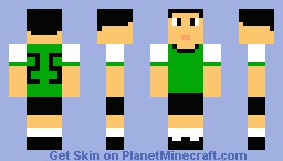 Soccer Player Minecraft Skin