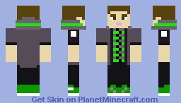 Daft_Wombat (Green) [Purple in description] Minecraft Skin