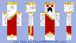 snowy demon god Minecraft Skin
