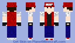Pokemon Red Minecraft Skin