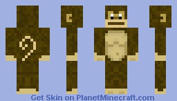 Gorilla (With 3D Textures and things) Minecraft Skin