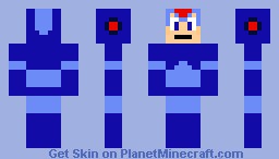Megaman X Minecraft Skin