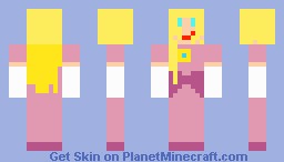 super mario peach Minecraft Skin