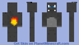 Shiny Charizard Minecraft Skin