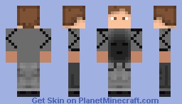 dark men Minecraft Skin