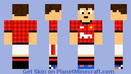 Manchester United 2012/13 Minecraft Skin