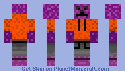 Purple Creeper Minecraft Skin