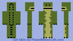 Croc Teen (no shading) Minecraft Skin