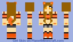 Fox Girl Minecraft Skin