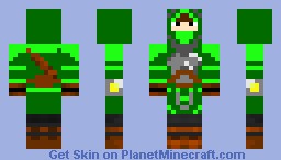Green Assassin Minecraft Skin