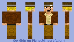 Indiana Jones / Reporter Minecraft Skin