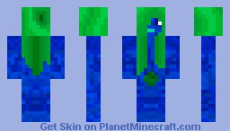 Sea god [sea creature contest] Minecraft Skin