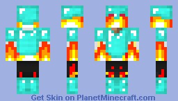 BURN!!! Minecraft Skin