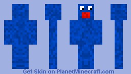 Cookie Monster Minecraft Skin