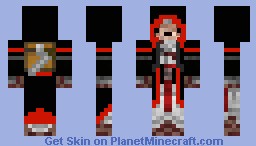 Black suited Assassin Minecraft Skin