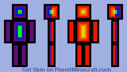 Colorful Colors Minecraft Skin