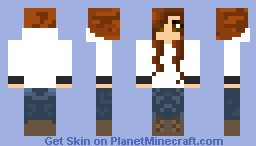 Snow girl Minecraft Skin