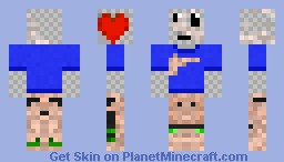 Retarded man Minecraft Skin