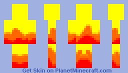 Fire Man Minecraft Skin
