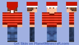 AznNinjaCraft,Christmas Style (With Santa Hat) Minecraft Skin