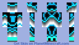 Blue Ghost Minecraft Skin