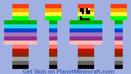 Rainbow Person Minecraft Skin