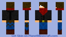 wild west outlaw Minecraft Skin