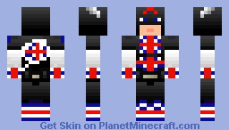 Captain England Minecraft Skin