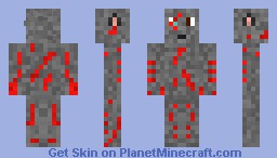Scratched Wolf Minecraft Skin