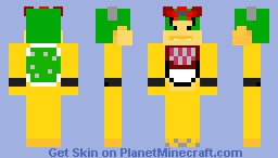 Bowser jr Minecraft Skin