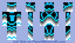 BLUE BOT Minecraft Skin